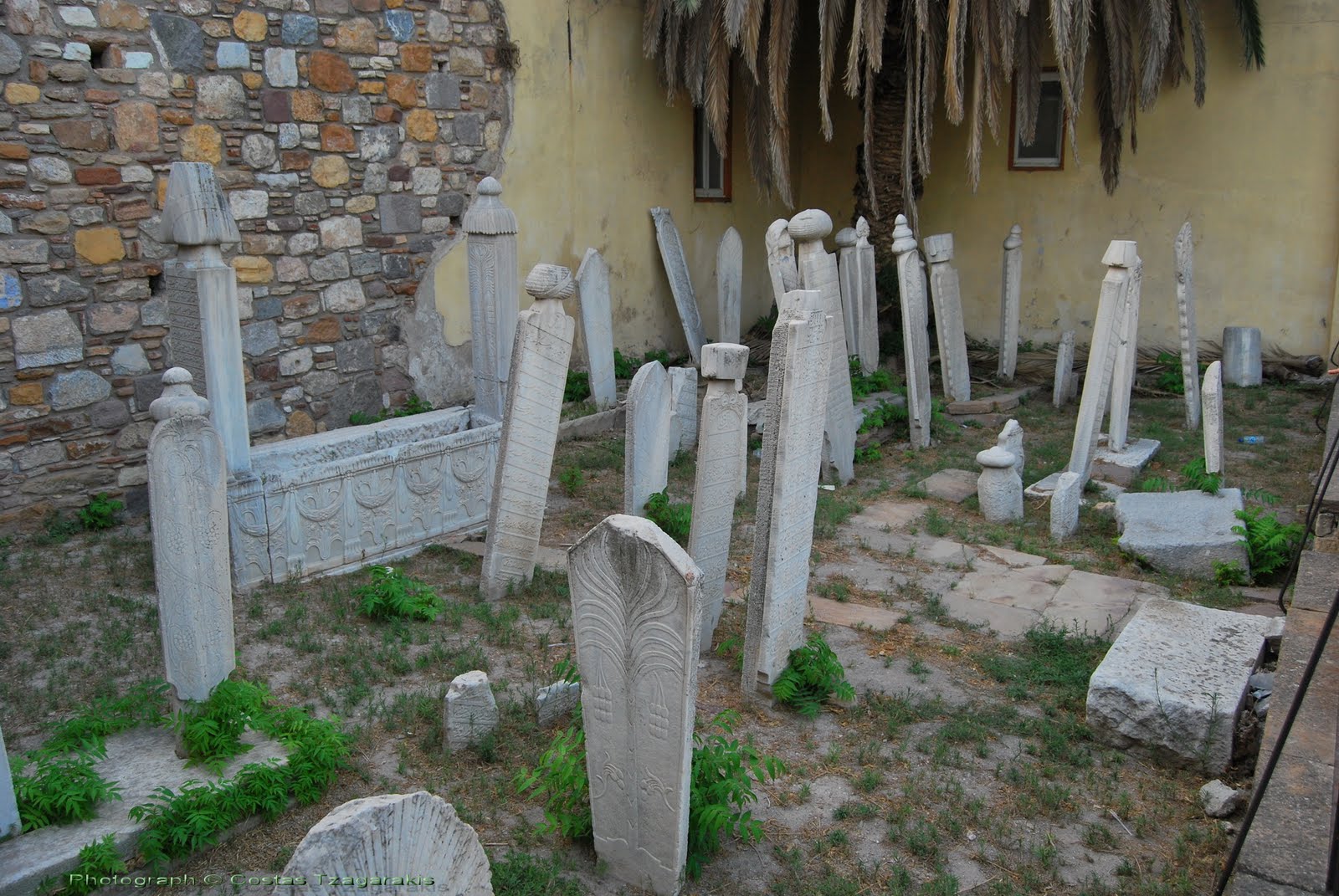 Nature Digital : An old turkish cemetery and a christian church almost ...