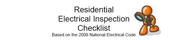 Checklists for Home Electrical Safety ~ Electrical Knowhow
