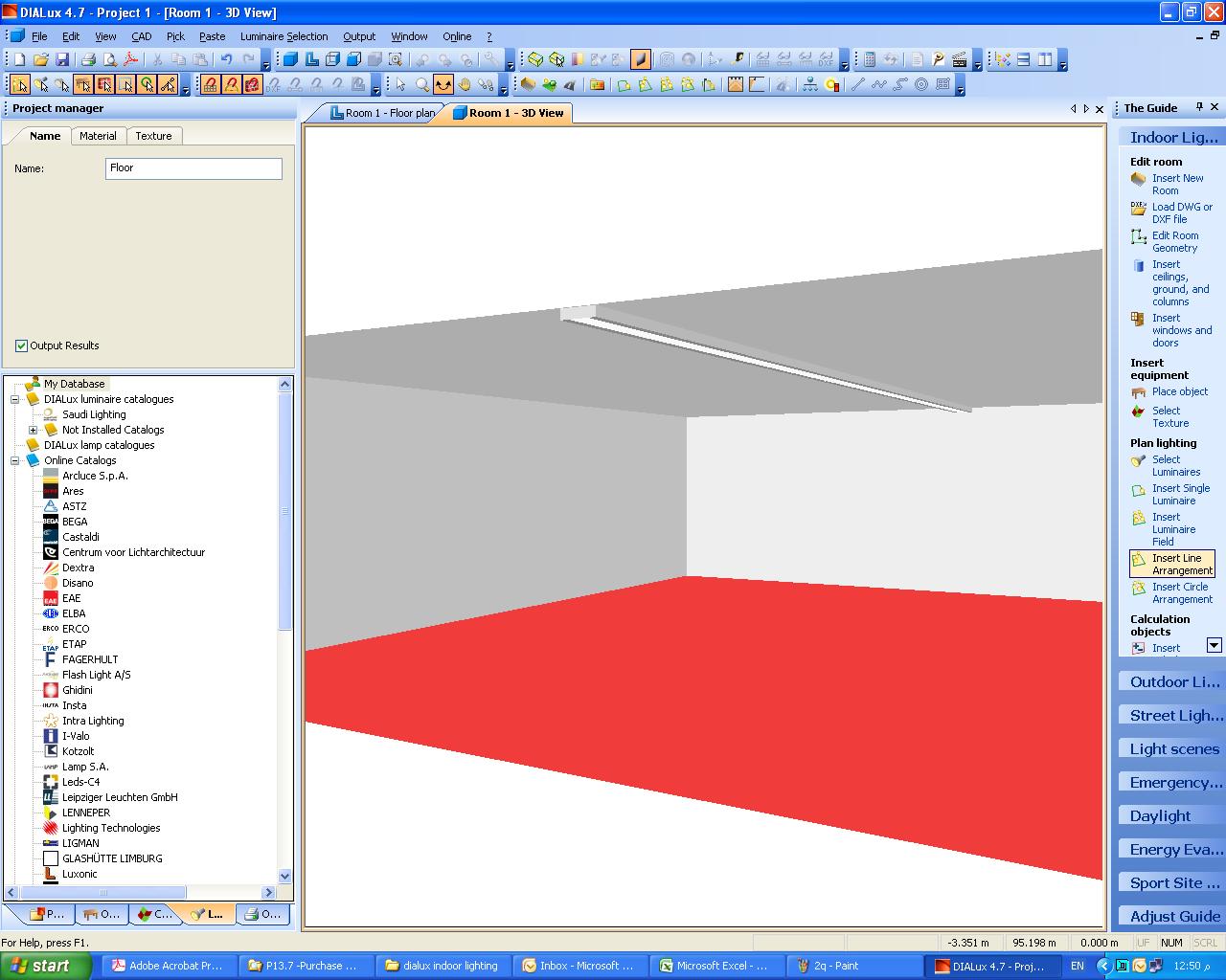 DIALux - Indoor Lighting Calculations Menu Options ~ Electrical Knowhow