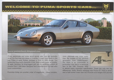 Puma Classic: Puma GT 1600 2008 Africa do Sul