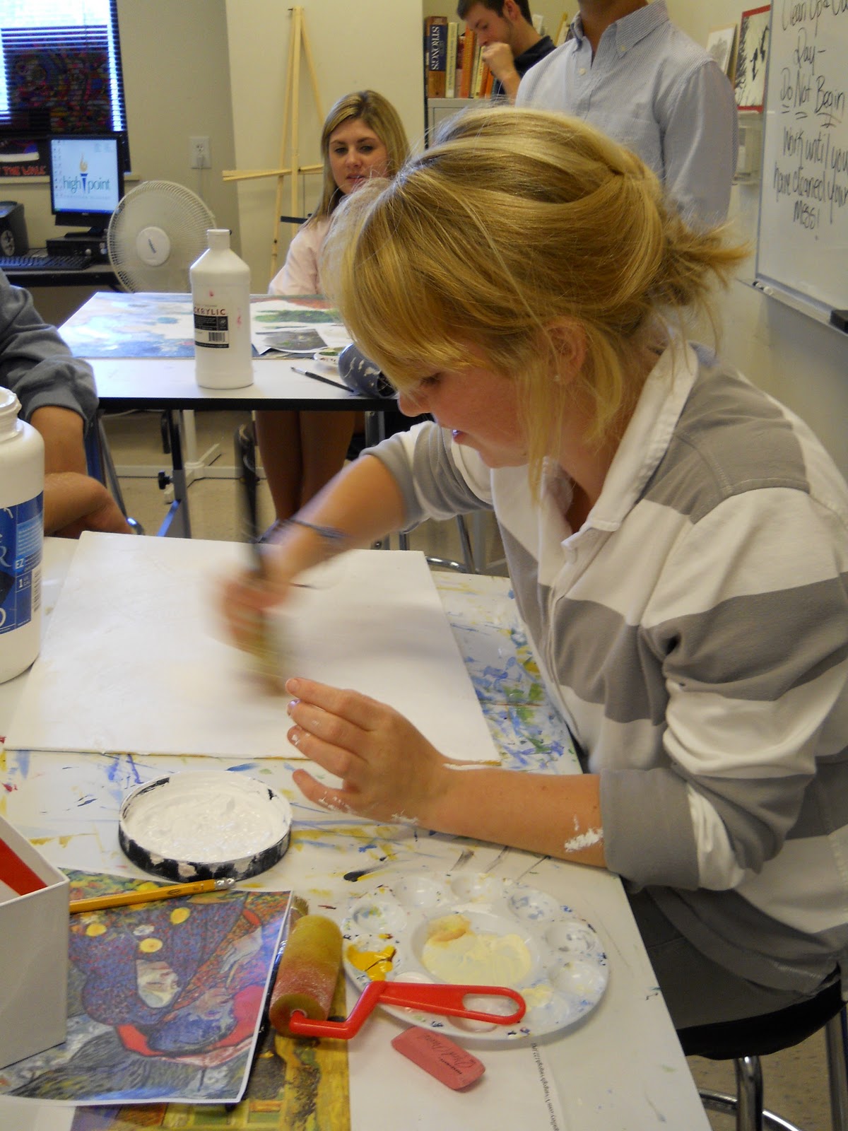 CREATIVE EXPRESSIONS: High School Students at Work