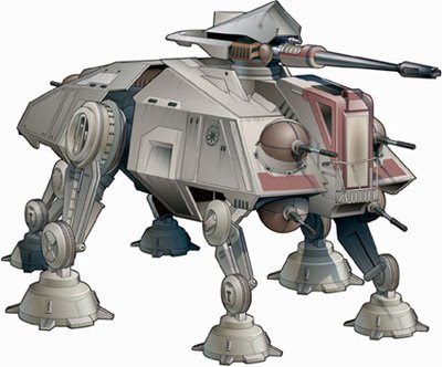 AT-TE WALKER TANK~ Star Wars The Clone Wars~ MISB~RARE~