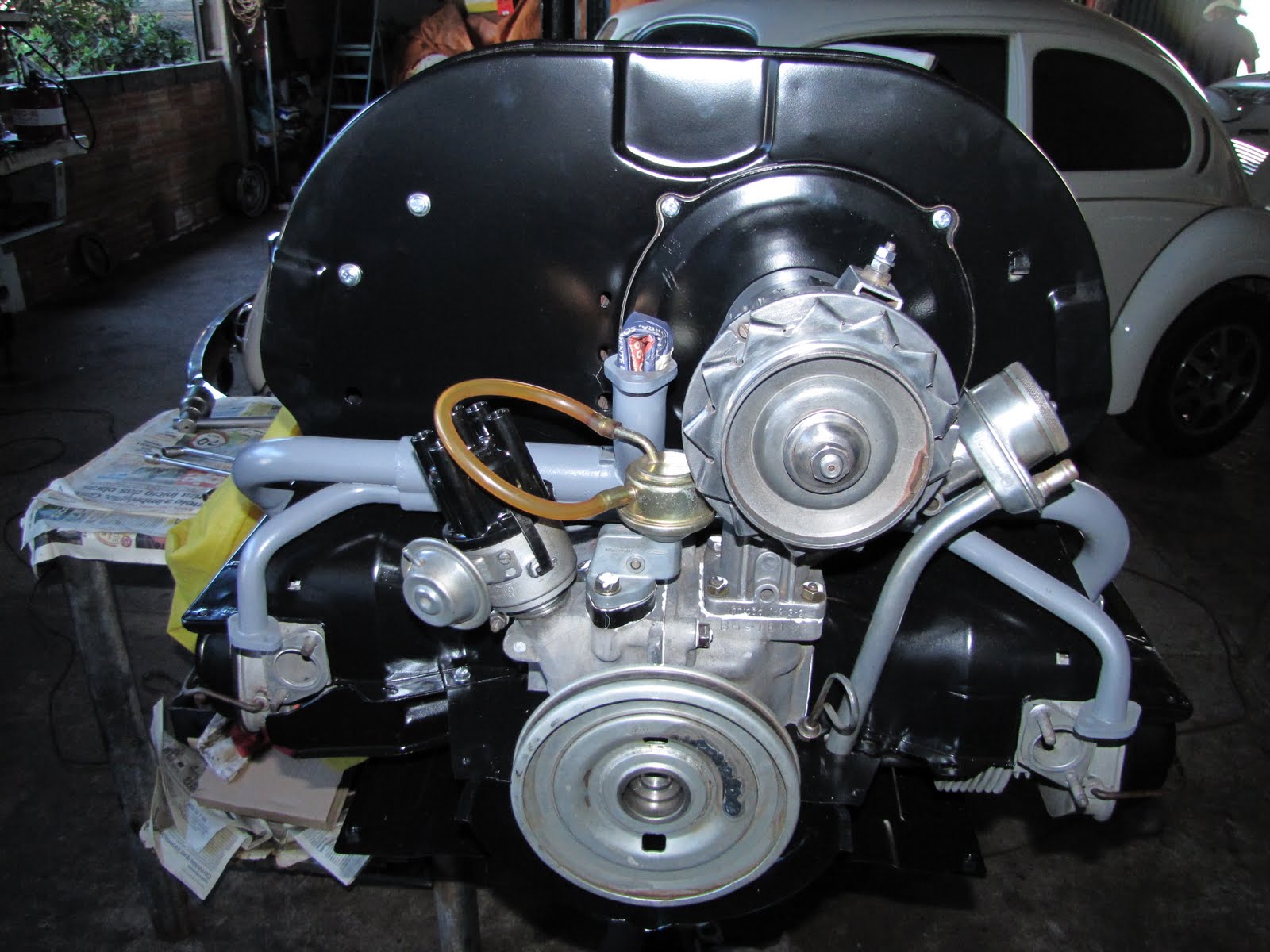 A história do Fusca da Juliana: Motor