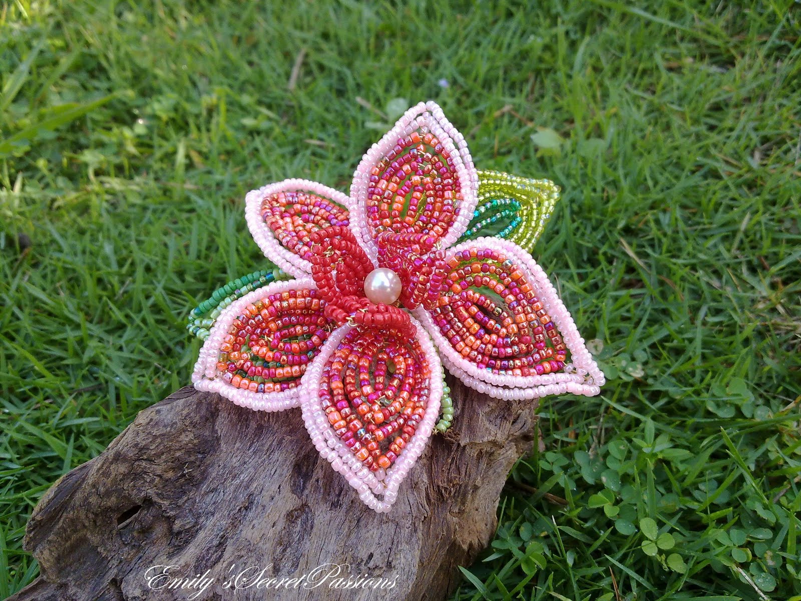 Emily Secret Passions: Beaded Flower (French Beading Technique)