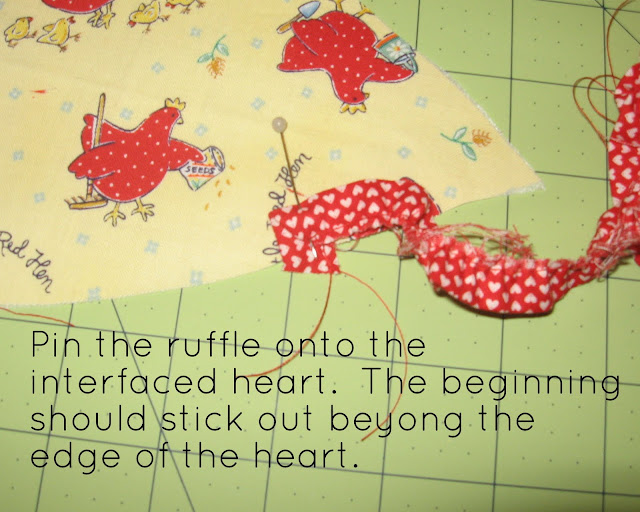 Pickup Some Creativity: Ruffle Heart Banner Tutorial