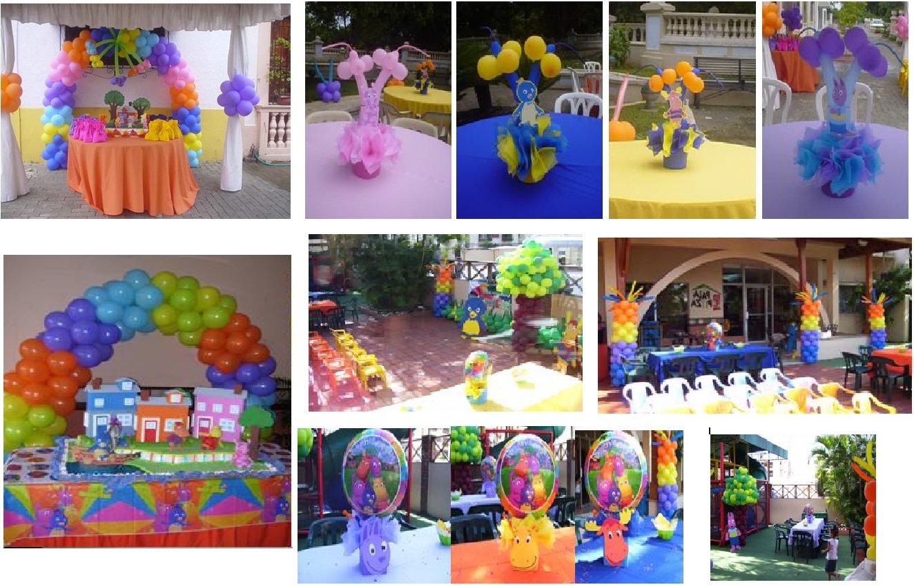 Decoración fiesta de los Backyardigans - Imagui