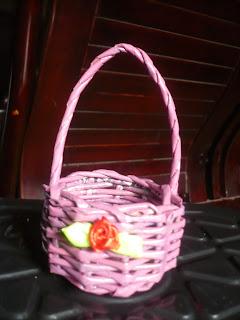 bakul mini daripada kertas