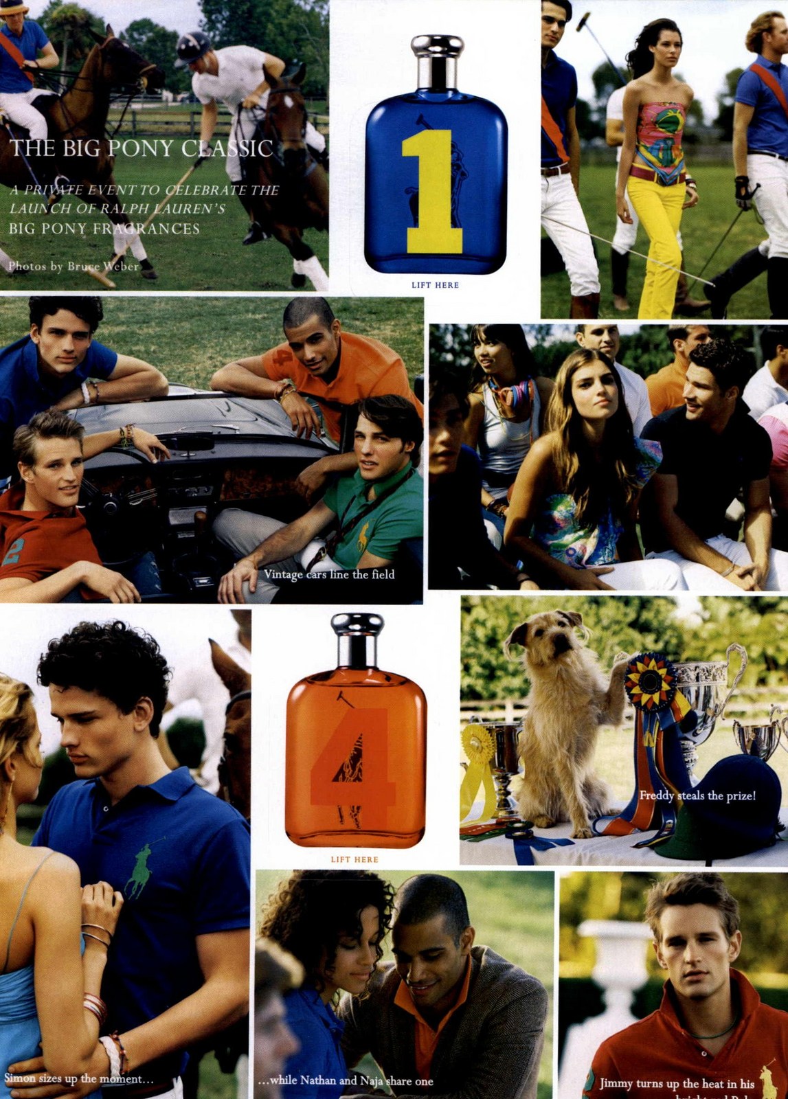 mode models blog: Simon for Ralph Lauren's Big Pony Frangrance