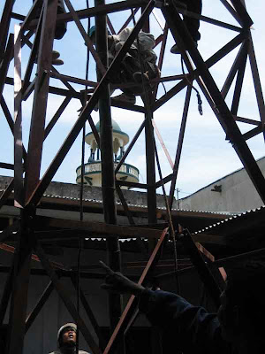 HIDAKA Broadcast: Gambar pemasangan Tower di MJA TV Solo