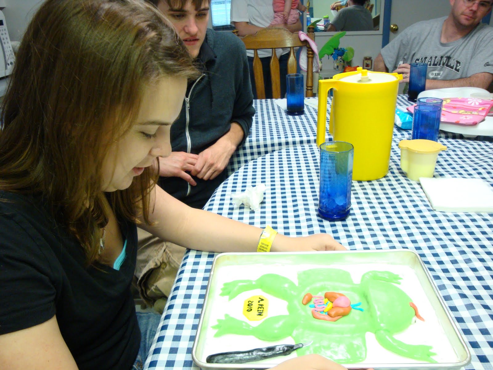 Cricket's Creations: More Dissected Frog Cake Photos...