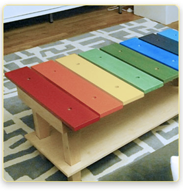 A Million Things I Love . . .: #308 - xylophone table