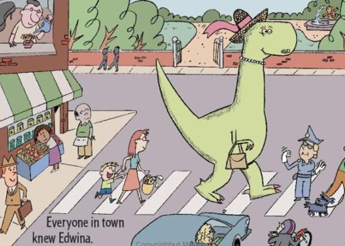 Books Children Love: Edwina, The Dinosaur Who Didn't Know She Was Extinct