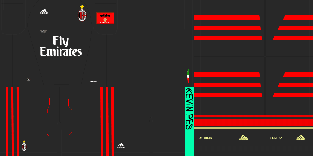 Kevin Pes: AC Milan 10/11 Kit Set