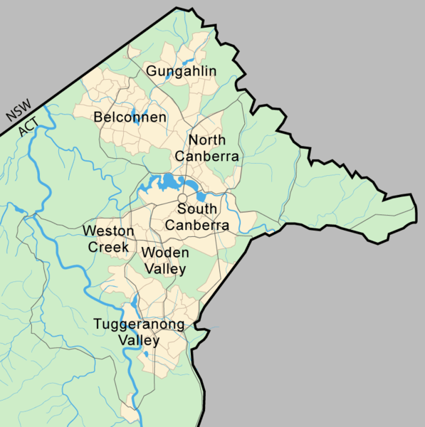 Australian Adventures: Phillip to Canberra, The Bike Route