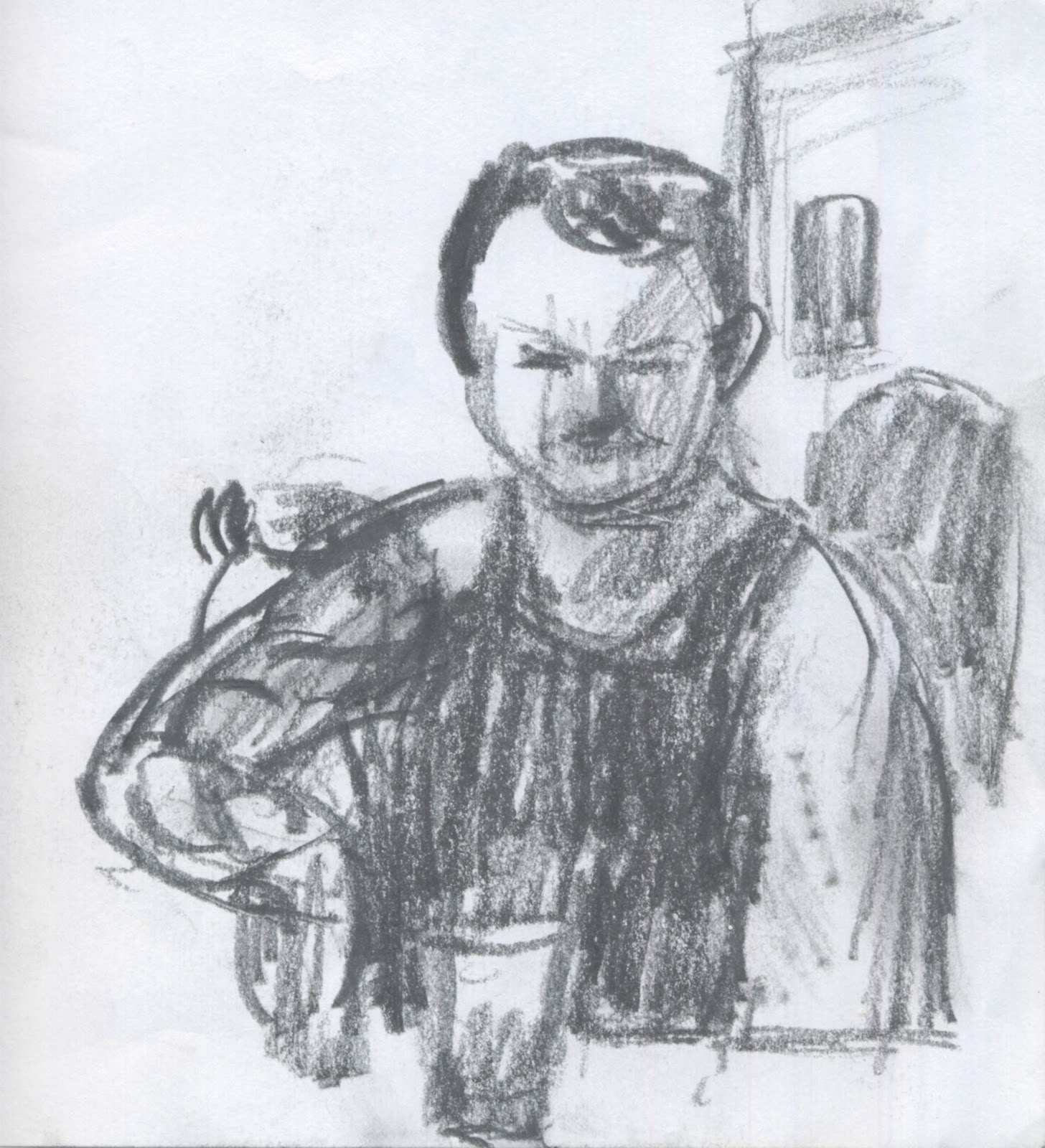 The Mersea Session: David Britton's Session sketches