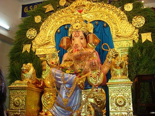 Ganpati Bappa Morya: Gold Chocolate Vegetable Ganpati