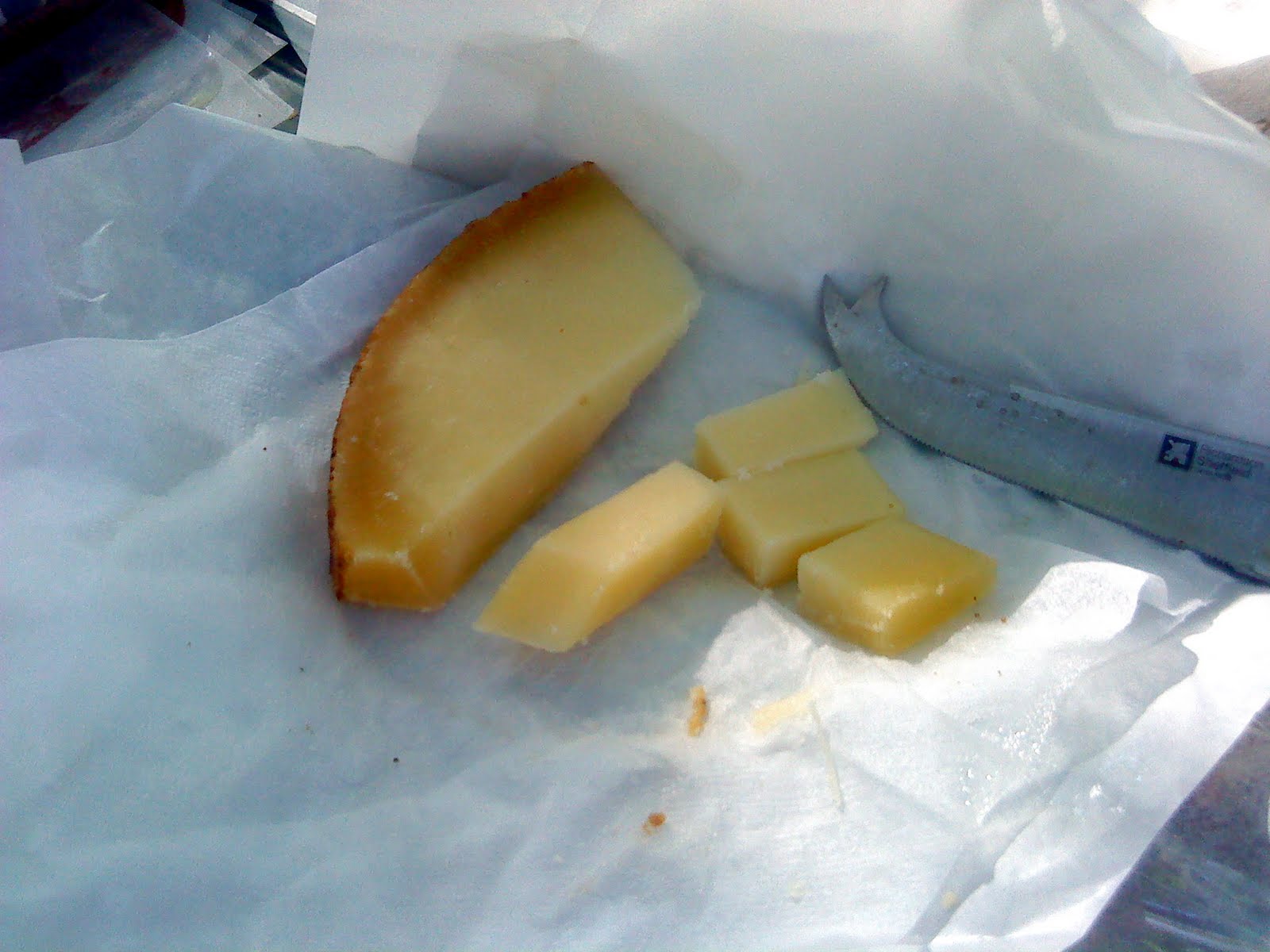 Good Food Etc.: Haddon Gold and Berkswell Cheeses