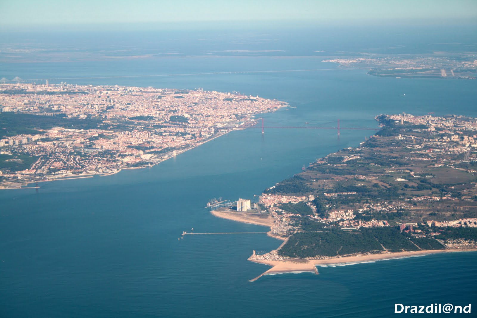 Nas Entre Vistas: Fotografias aéreas - Lisboa e margem sul do Tejo