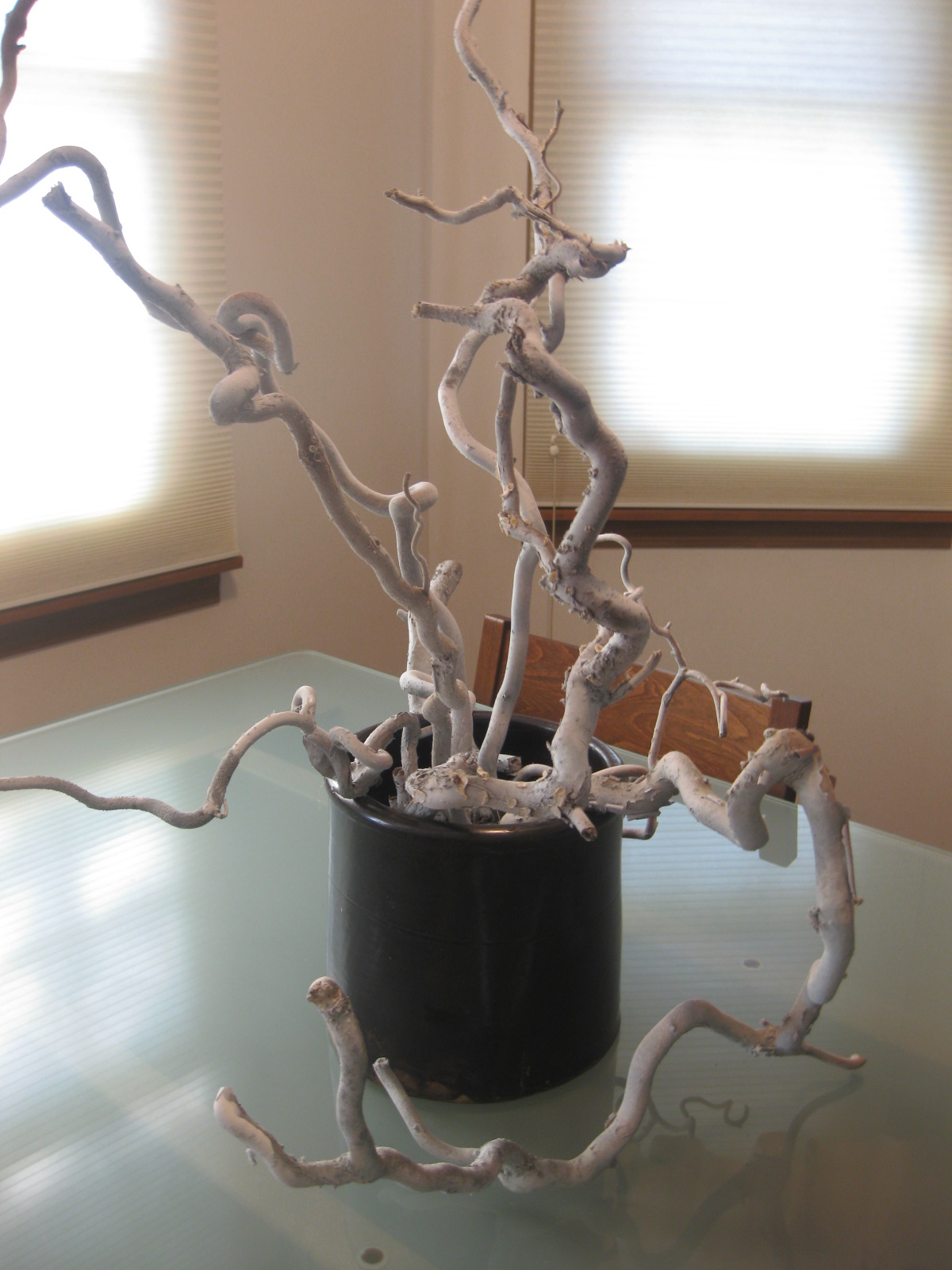 Henrietta's House: White Twig Centerpiece