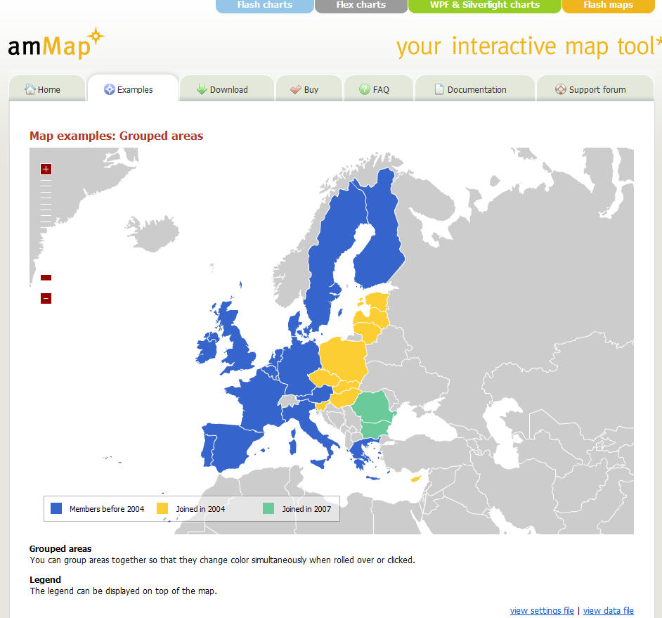 amMap - Erstellen Sie ihre eigenen statistischen und thematischen ...