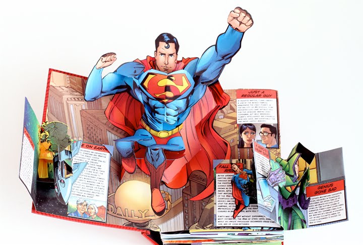 On My Bookshelf...: Superheroes: A Pop-up Book
