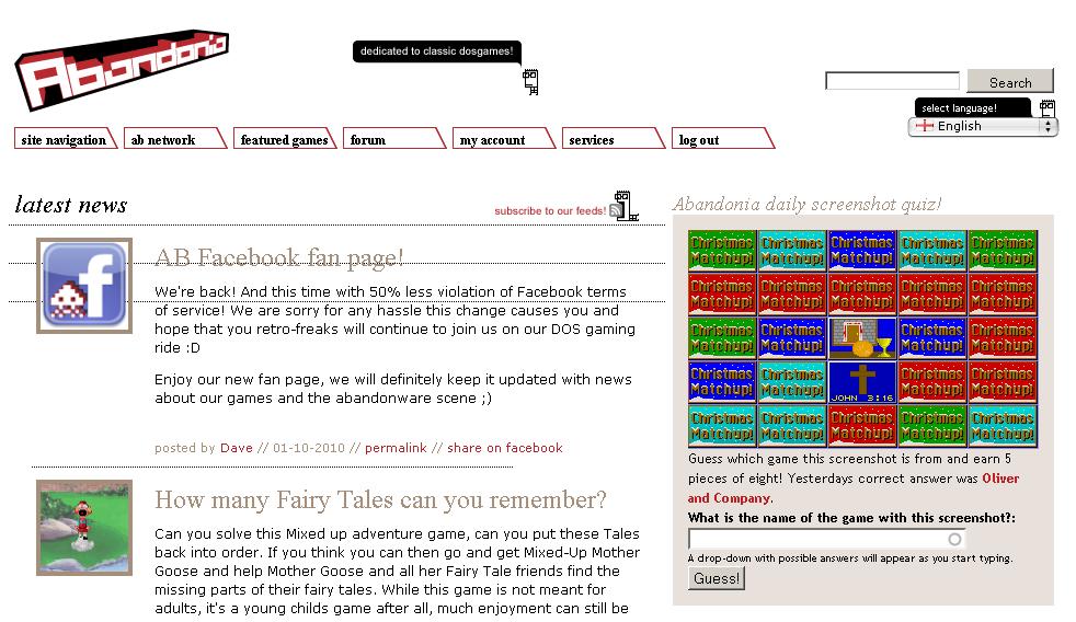 Abandonia - Juegos Abandonware