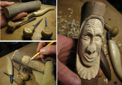 Scrap Walking Stick Creations | Wood Trails - Dave Brock