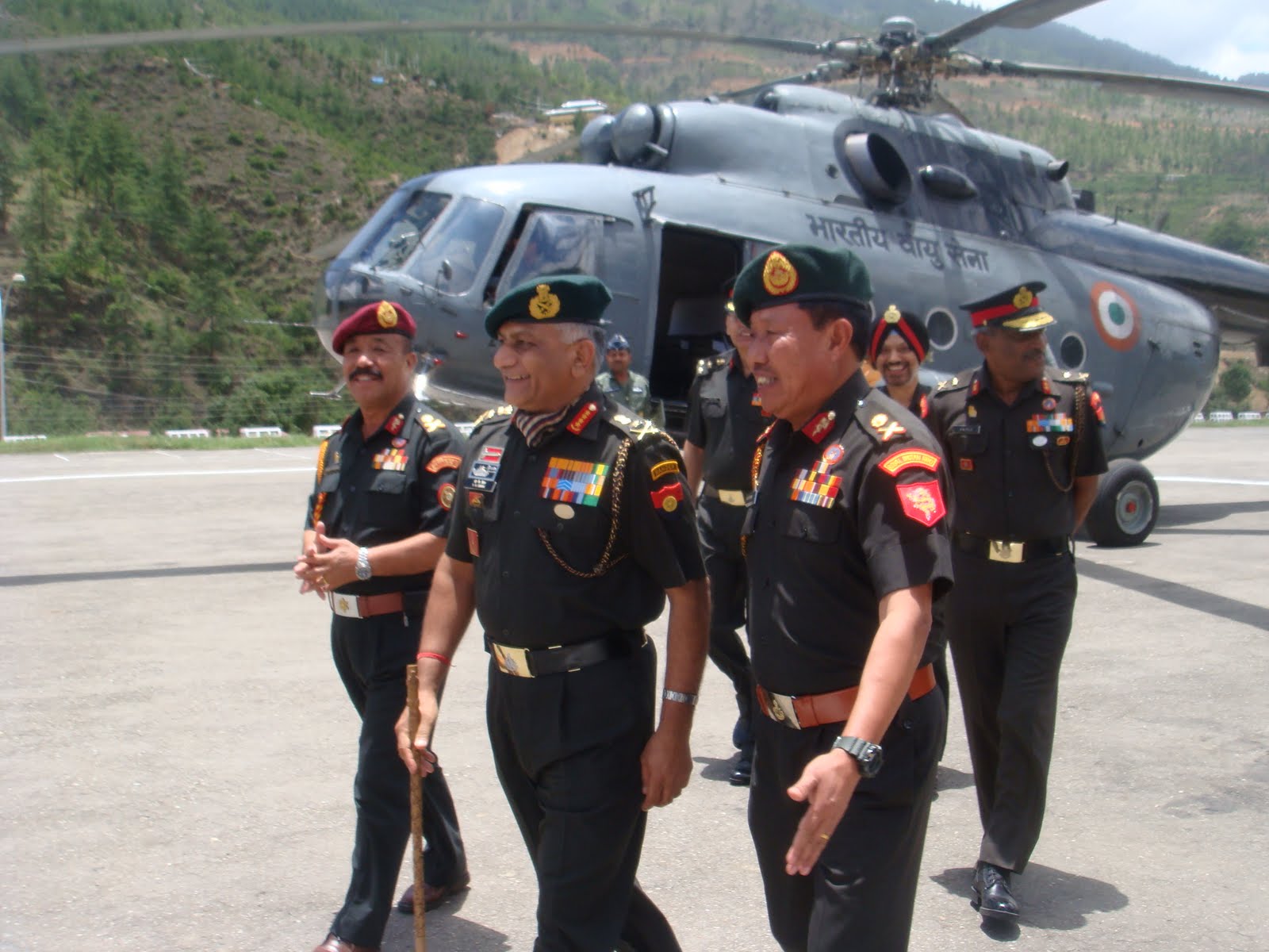 Indian Army Chief Arrives In Bhutan - Livefist