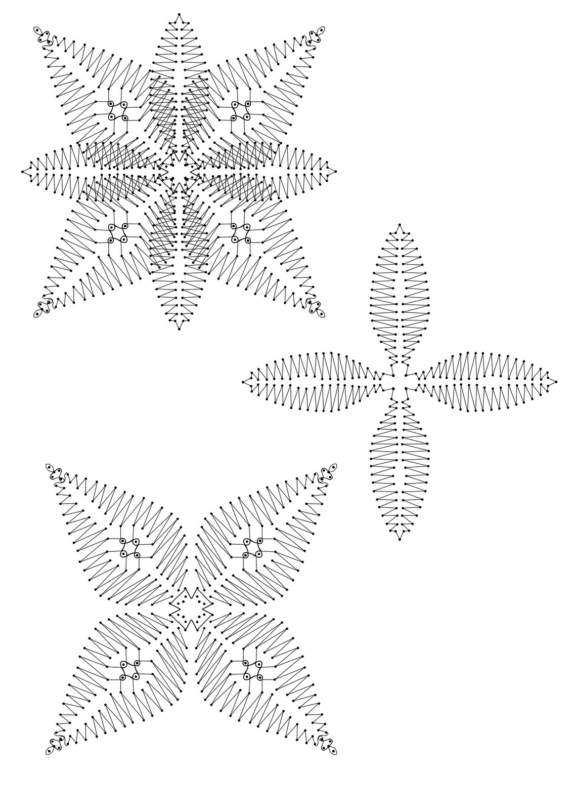 Patrones para encaje de bolillos gratis - Imagui