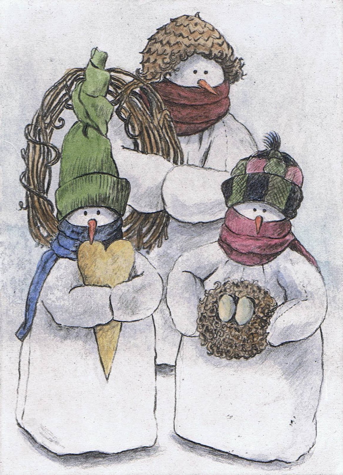 just pencil on paper: Merry Christmas