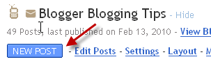 Blogger Blogging Tips: How to Create Static Page in Blogger Blog
