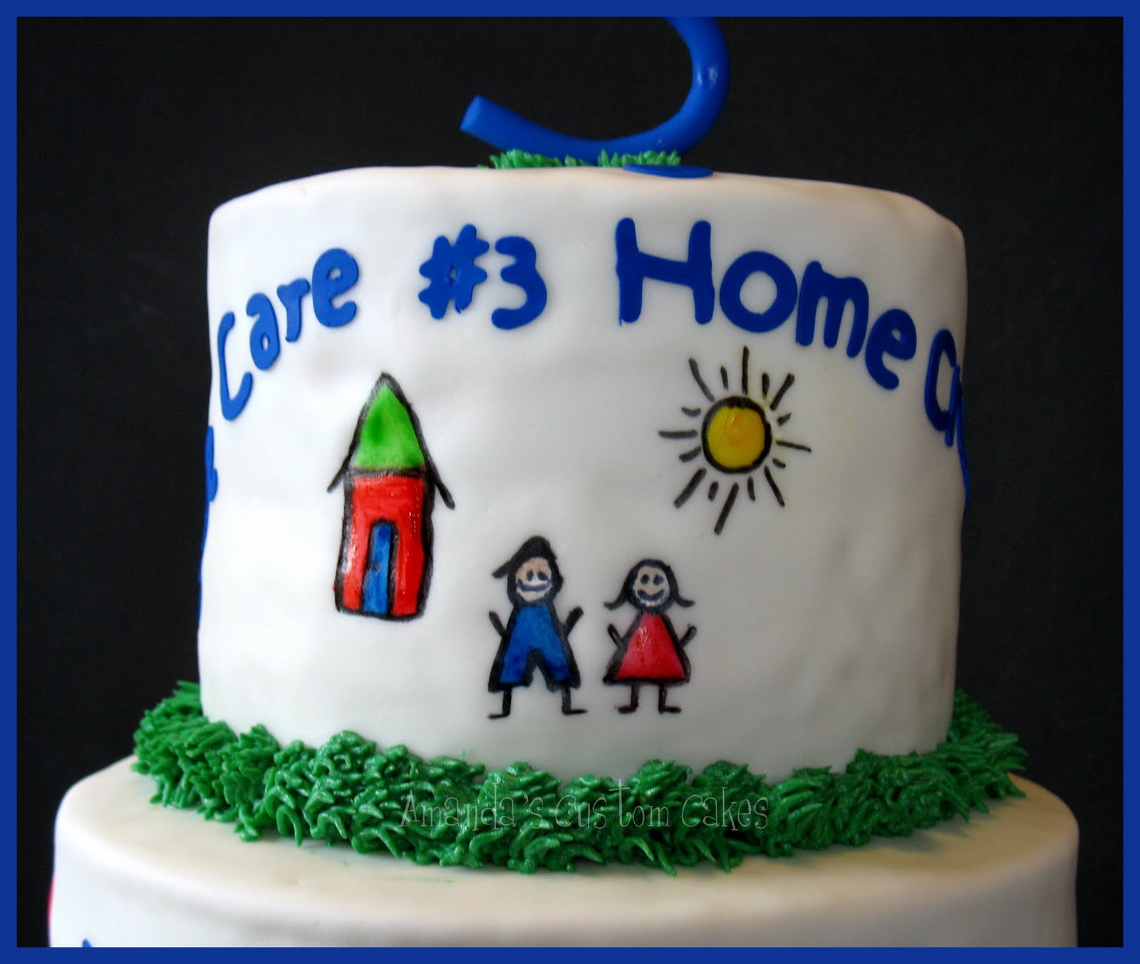 Amanda's Custom Cakes: Wheel of Wow, McQueen and a Daycare anniversary!