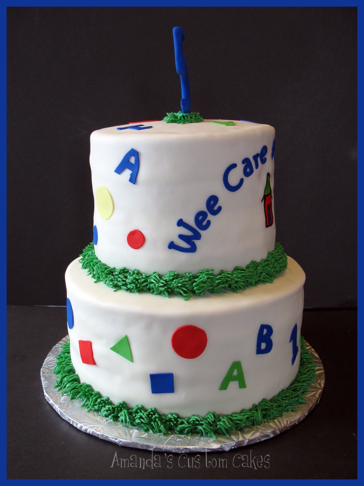 Amanda's Custom Cakes: Wheel of Wow, McQueen and a Daycare anniversary!