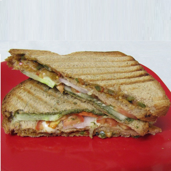 Super Yummy Recipes: 2 Tier Fresh Vegetable Sandwich