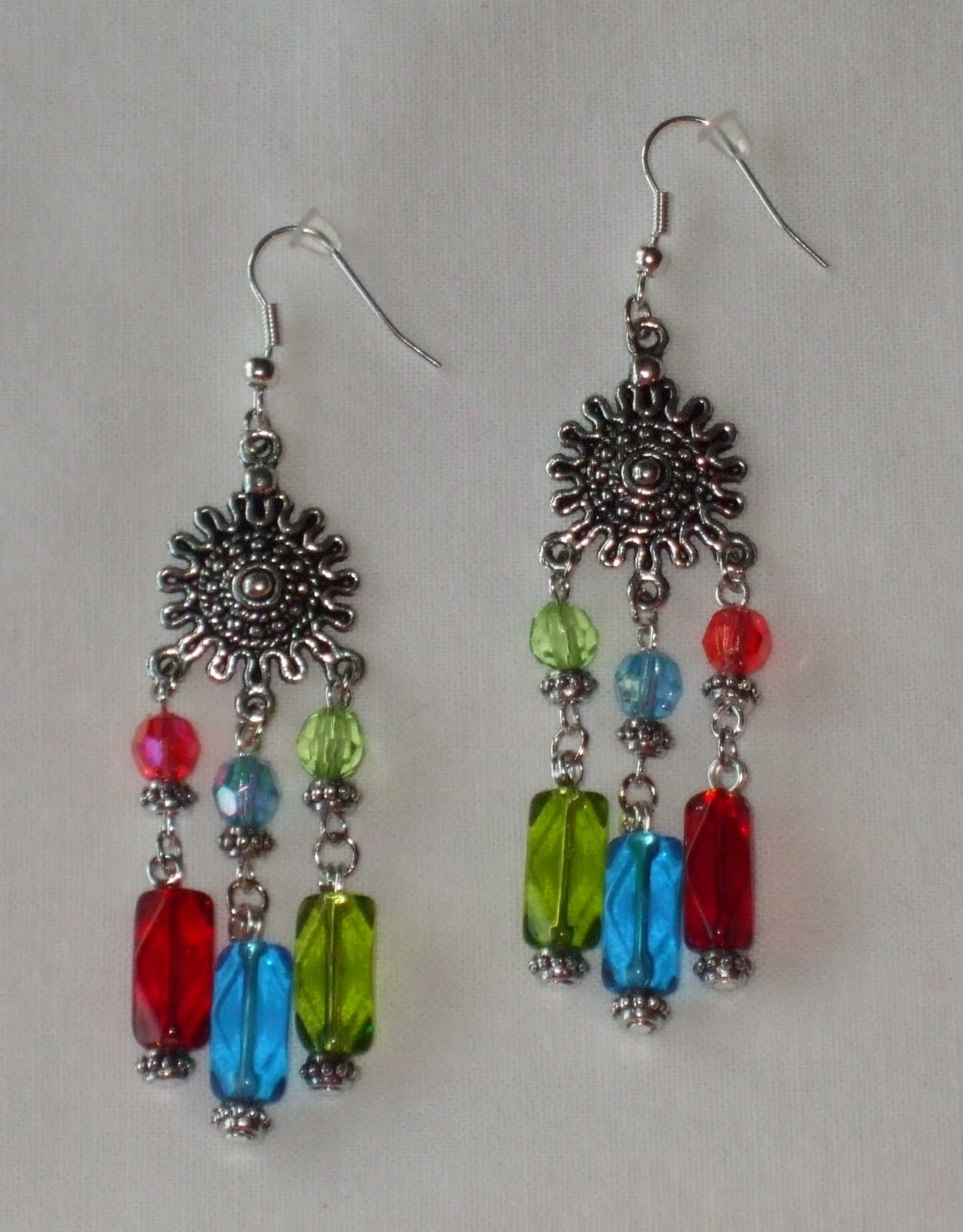 Denise's Beautiful Bling: Multi Color Earrings