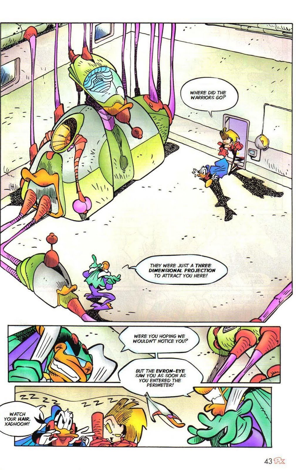 PKNA - Adventures of the Duck Avenger: PKNA issue 0/3 - Xadhoom! p. 43-51