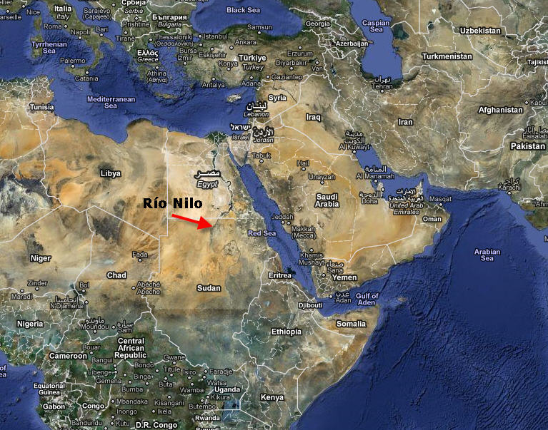 Triángulo equidlátere: Geografía fluvial