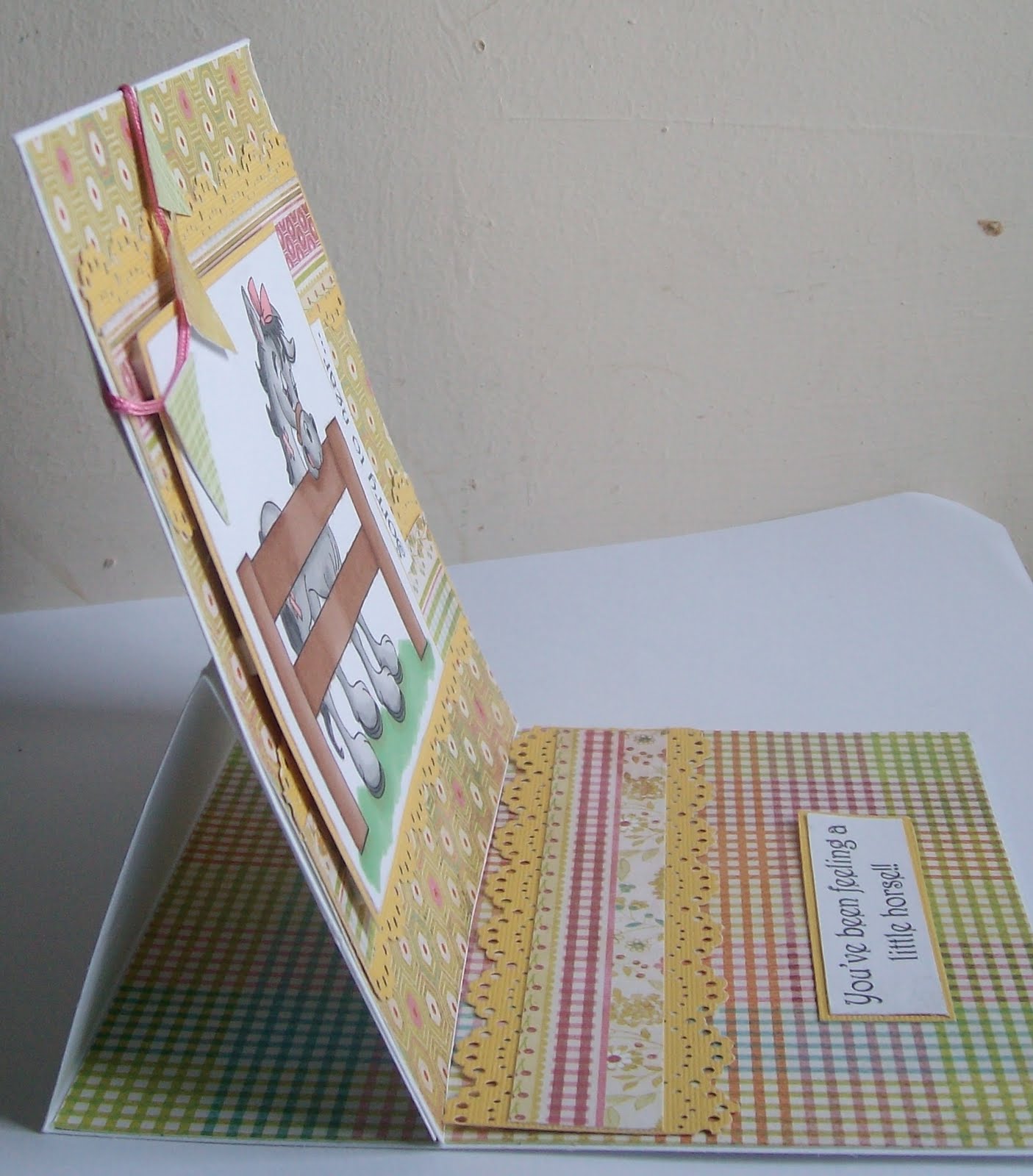 Crafty Naturally: Easel Card Tutorial