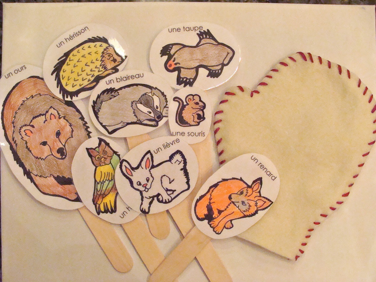 Madame Belle Feuille: la moufle