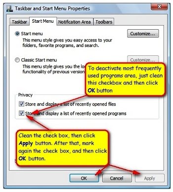 Information & Tutorial: Customizing The Start Menu on Windows Vista