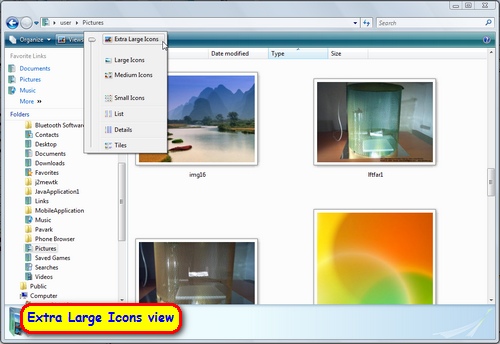 Information & Tutorial: Learn Vista - Ways To View Files and Folders