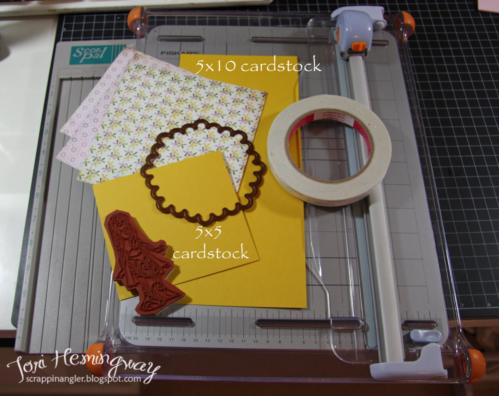 Whiff of Joy - Tutorials & Inspiration: Scallop-Shaped Easel Card by Tori Hemingway