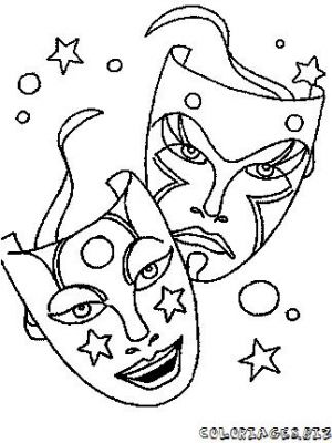 Gyermek kuckó: Farsangi színezők / ablakmatricák