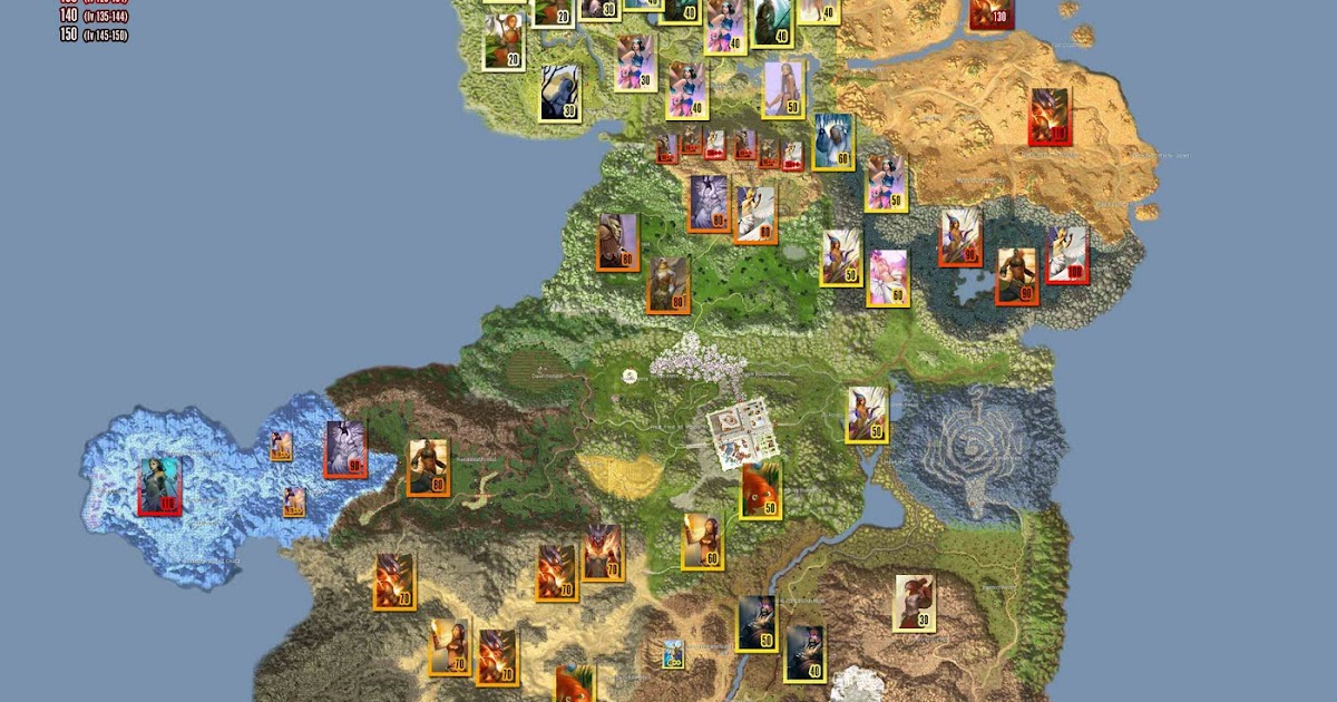 Guia Basica Rappelz: Mapa de Rappelz (Farmeo)