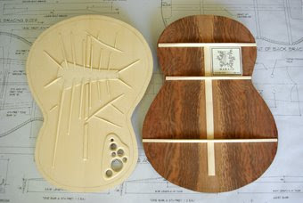 MAKAIO Ukuleles: TKL003 Tenor Kasha UkuleleSoundboard and Back Preparation