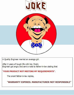Quality Excellence: Quality Engineer - Joke