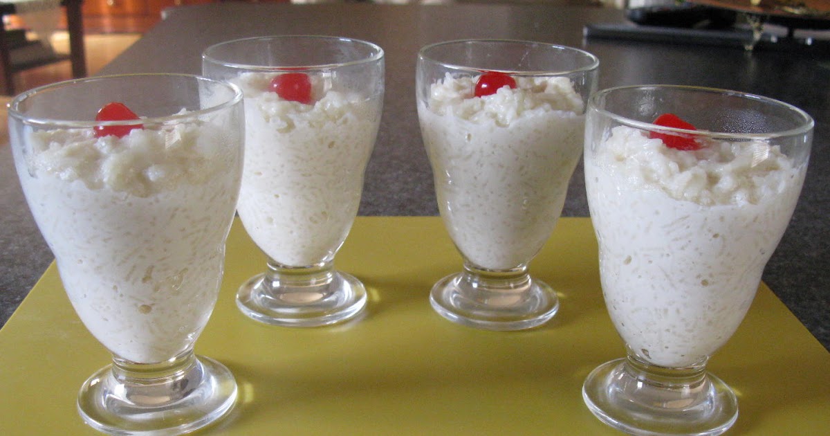 Au bedon rond: Pouding au riz de Ricardo