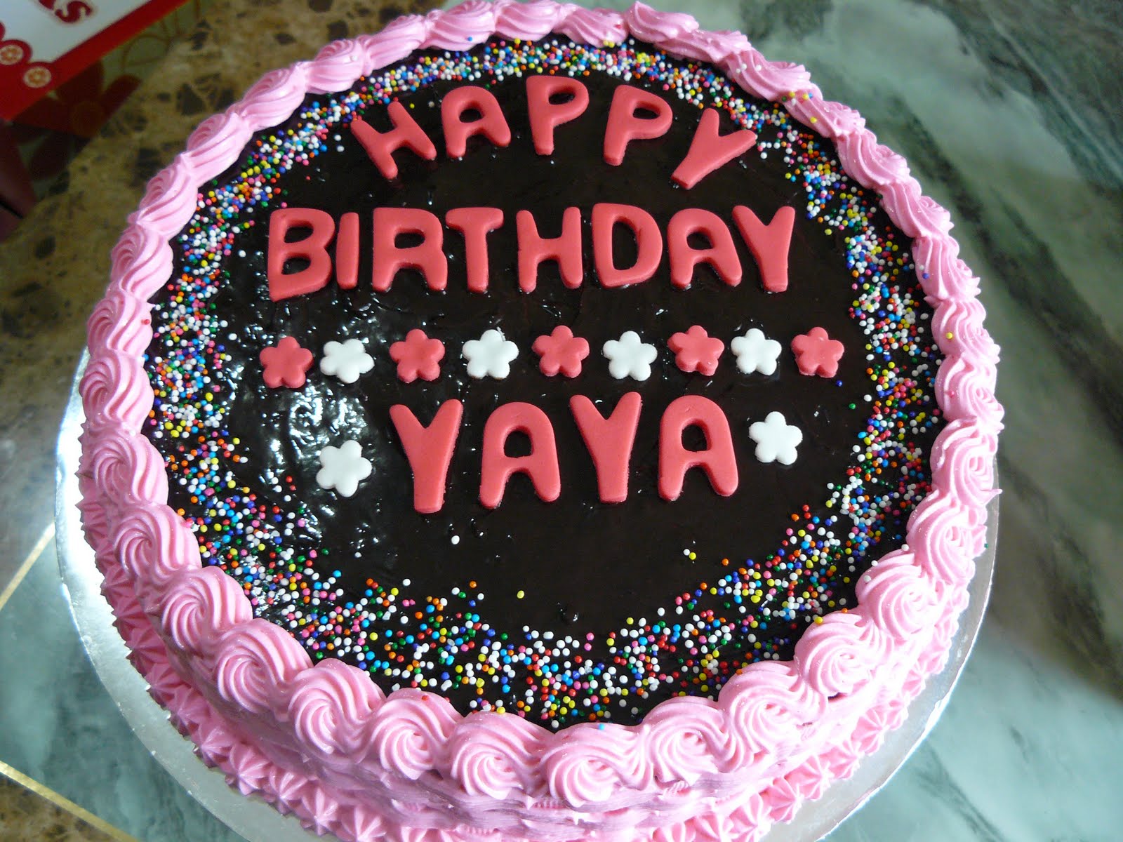 fresh from the oven: Happy Birthday YAYA