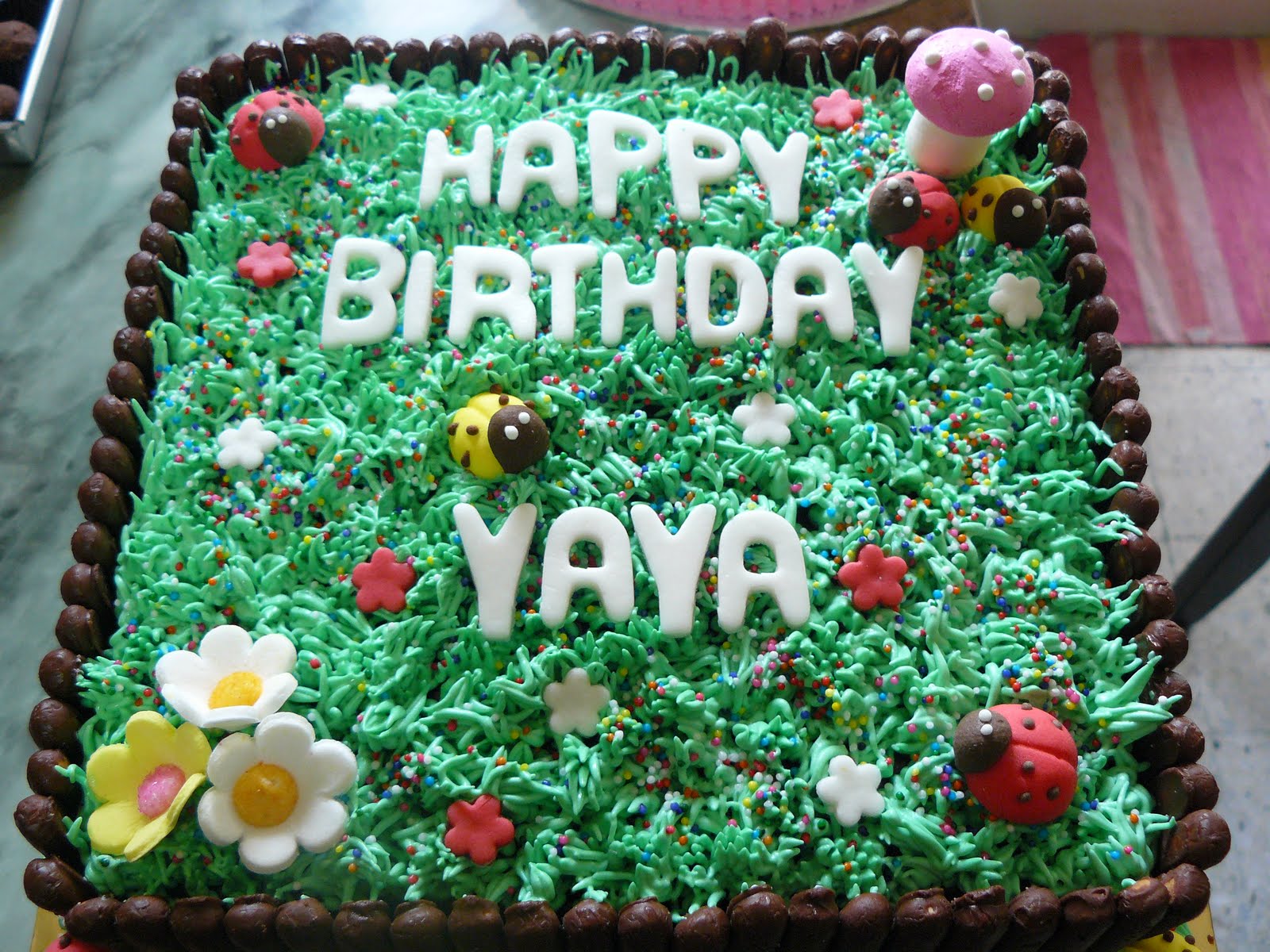 fresh from the oven: Happy Birthday YAYA