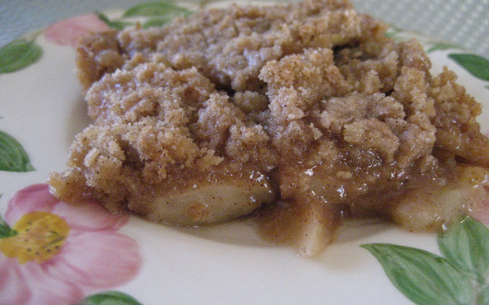 My Grandma's Recipe Box: Here's what's cooking: Apple Crumble